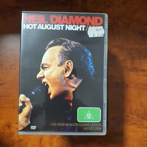 NEIL DIAMOND HOT AUGUST NIGHT/NYC — dvd shop au